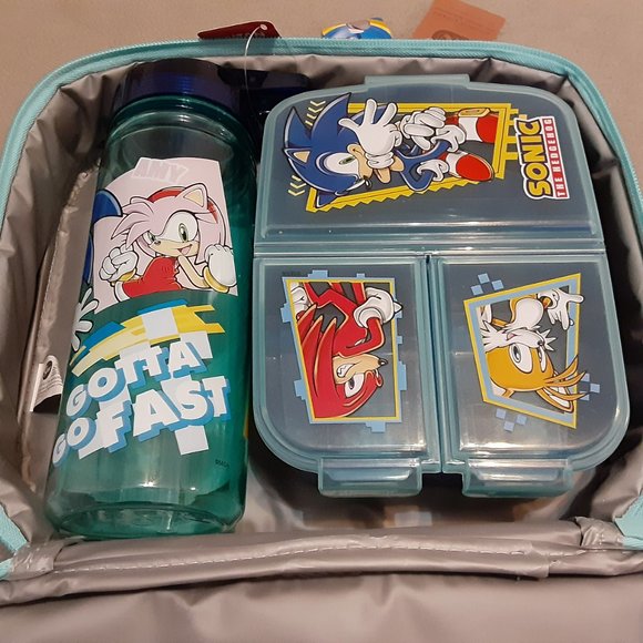 Sonic The Hedgehog | Other | Sonic The Hedgehog Lunch Box Set Kids Bag ...